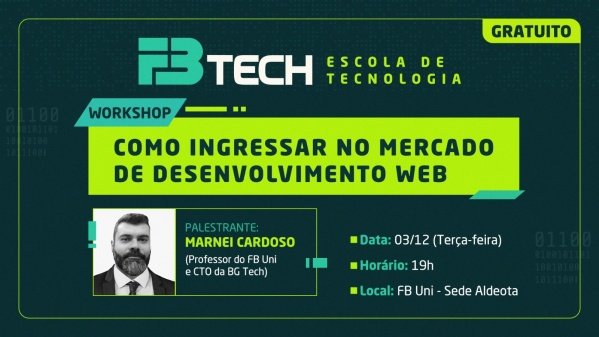 Workshop COMO INGRESSAR NO MERCADO DE DESENVOLVIMENTO WEB em Fortaleza - Sympla