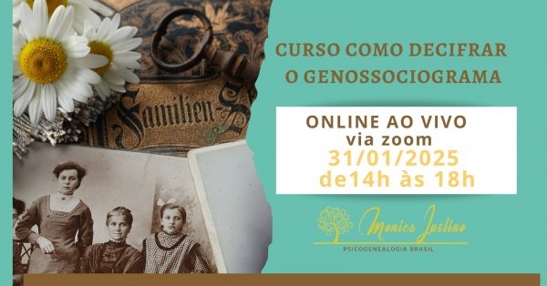 Curso - Como decifrar o Genossociograma ON LINE em Florianópolis - Sympla