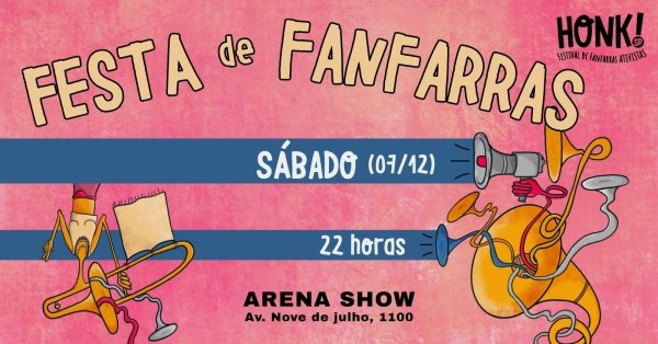 FESTA DE FANFARRAS HONK!SP 2024 - SÁBADO em São Paulo - Sympla