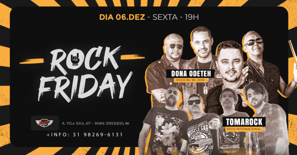 ROCK FRIDAY || 06DEZ | ROTA 677 | 19H em Belo Horizonte - Sympla