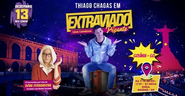 Thiago Chagas em Extraviado em Goiânia - Sympla