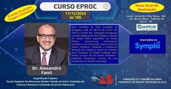 CURSO EPROC em Taboão da Serra - Sympla