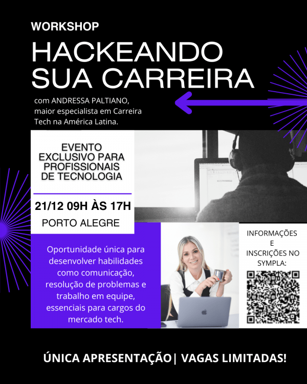 Hackeando a Sua Carreira - Evento Cancelado em Porto Alegre - Sympla