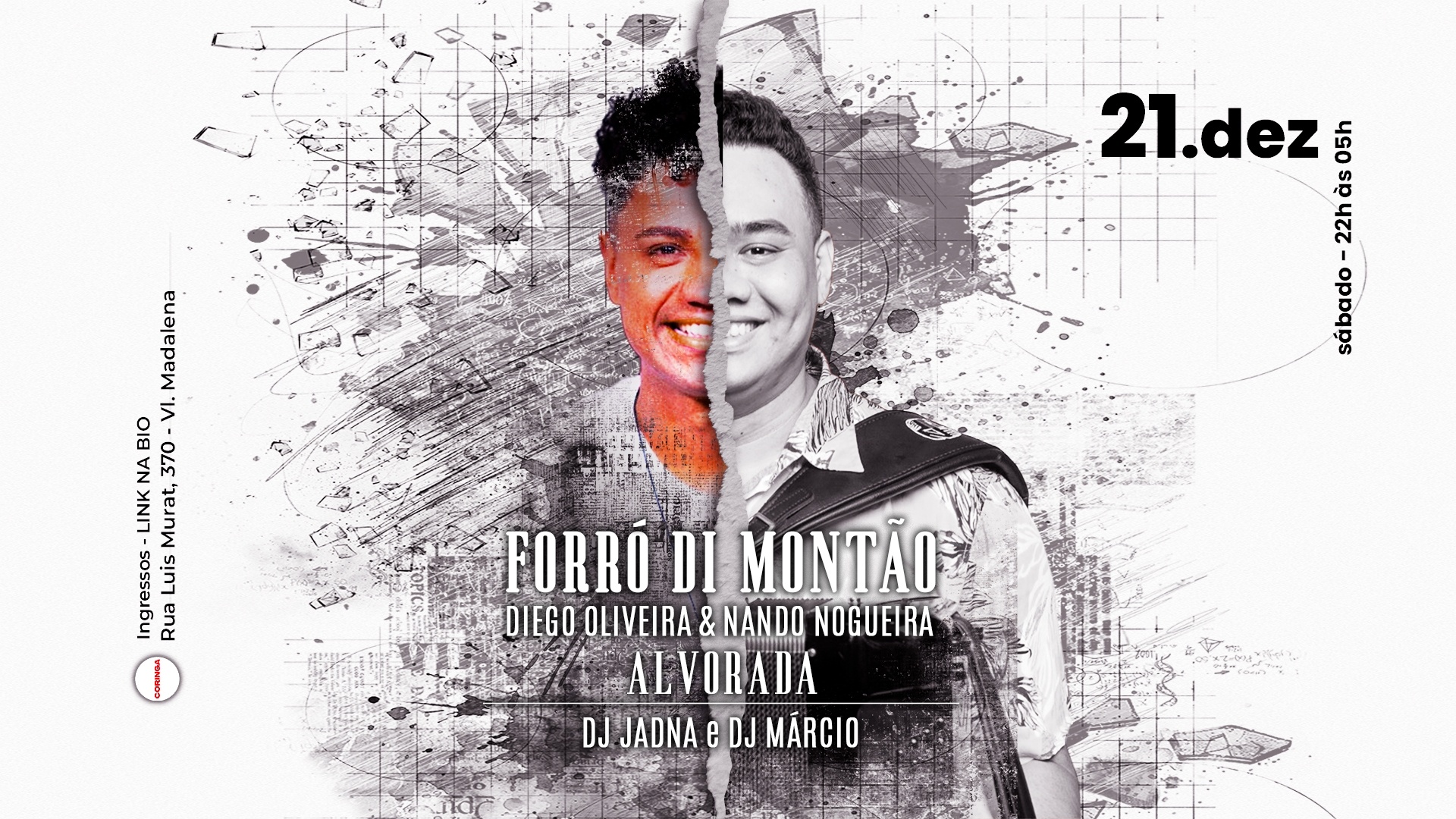 Forró Di Montão - O Duo de Diego Oliveira e Nando Nogueira + Alvorada ...