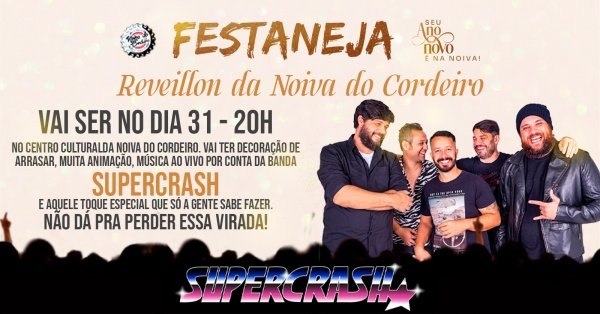 Reveillon Noiva do Cordeiro em Belo Vale - Sympla