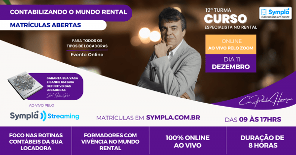19ª Turma | Curso - Contabilizando o Mundo Rental - online - Sympla