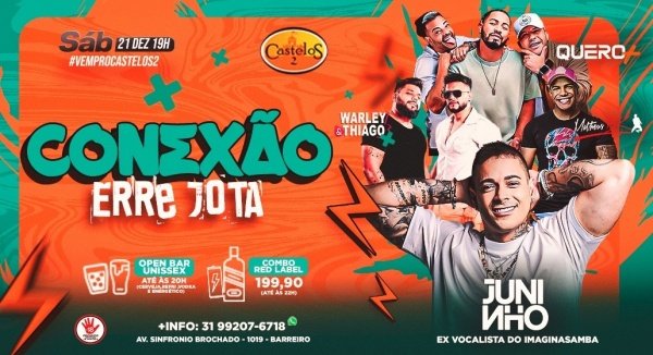 Conexão ERRE JOTA em Belo Horizonte - Sympla