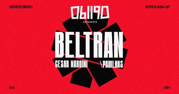 28.12\ OBLIQO apresenta: BELTRAN em Sorocaba - Sympla