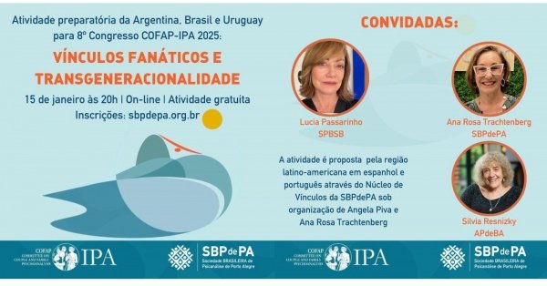 Vínculos Fanáticos e Transgeracionalidade - online - Sympla