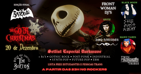 BATCAVE - The Goth Christmas em Santa Maria - Sympla