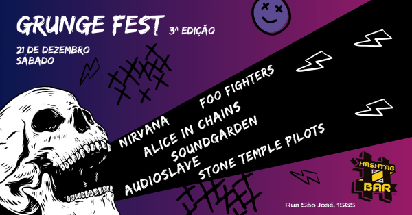 Grunge Fest 3ª Edição em Ribeirão Preto - Sympla