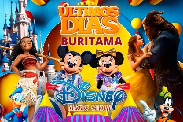 DISNEY MAGIC SHOW domingo em Buritama - Sympla