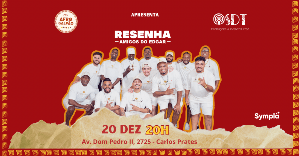 Resenha Amigos do Edgar - No Afro Galpão - 20 Dezembro de 2024 - às 20 ...