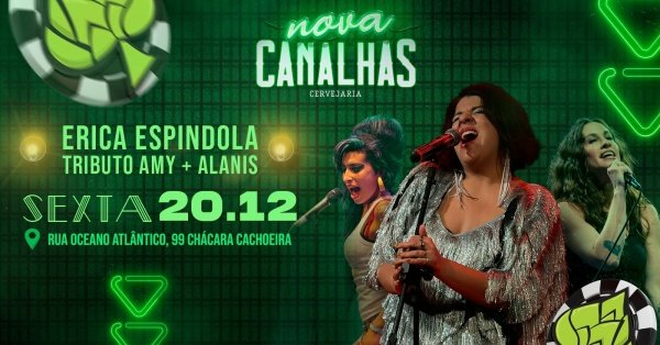 ERICA ESPÍNDOLA canta AMY e ALANIS em Campo Grande - Sympla
