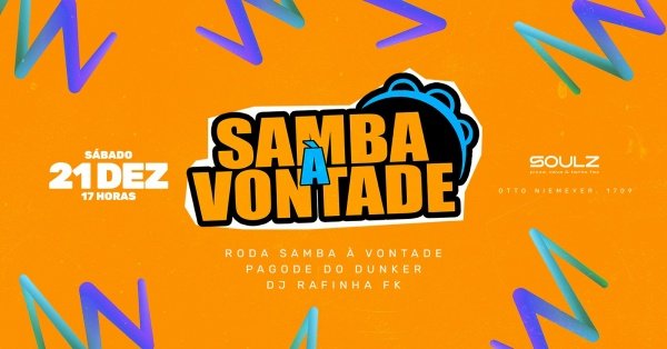 Samba á Vontade no Soulz TEMPORADA SEMANAL - edição 21.12.24 em Porto ...