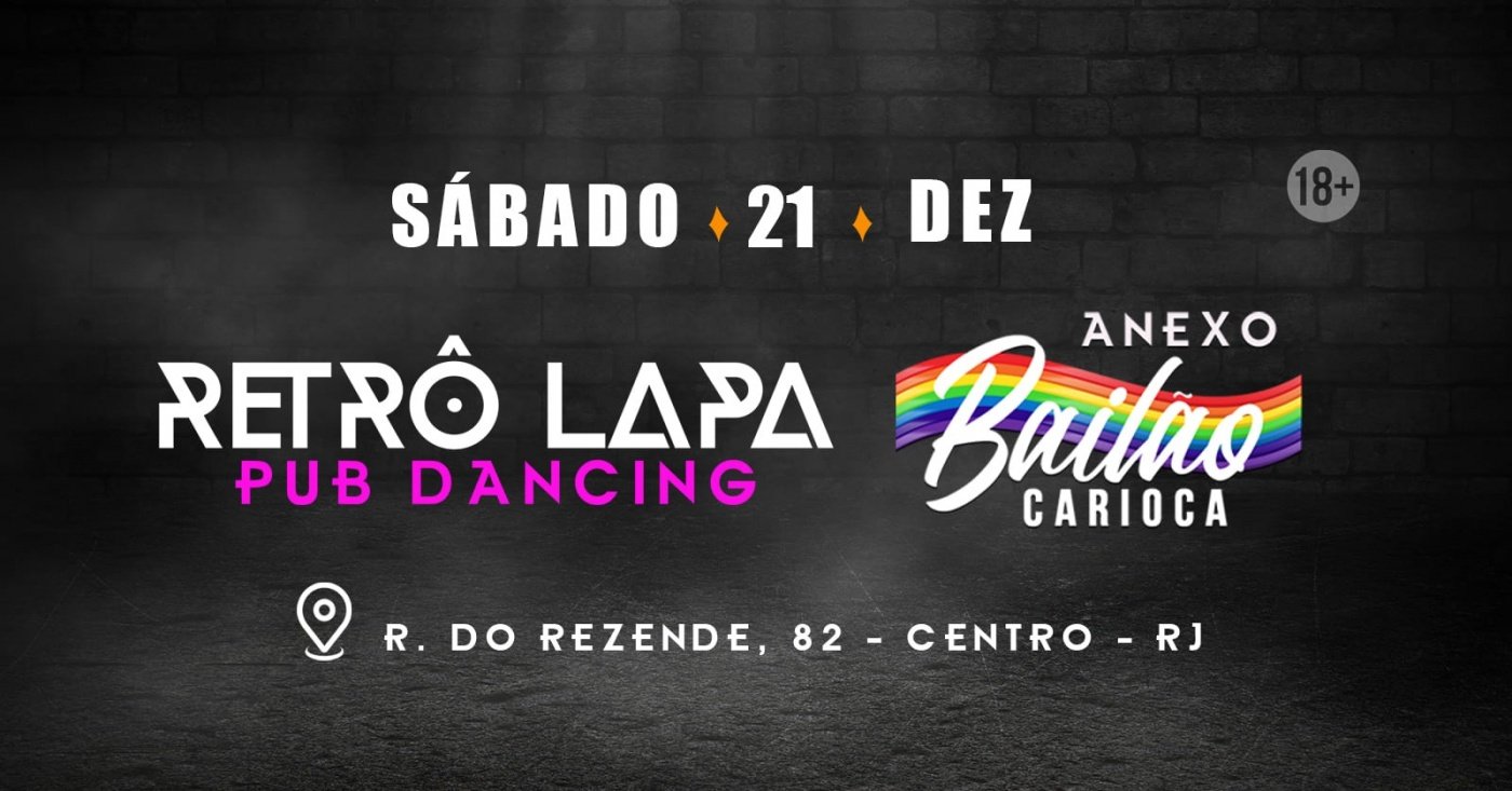 RETRÔ LAPA ANEXO BAILÃO CARIOCA em Rio de Janeiro - Sympla
