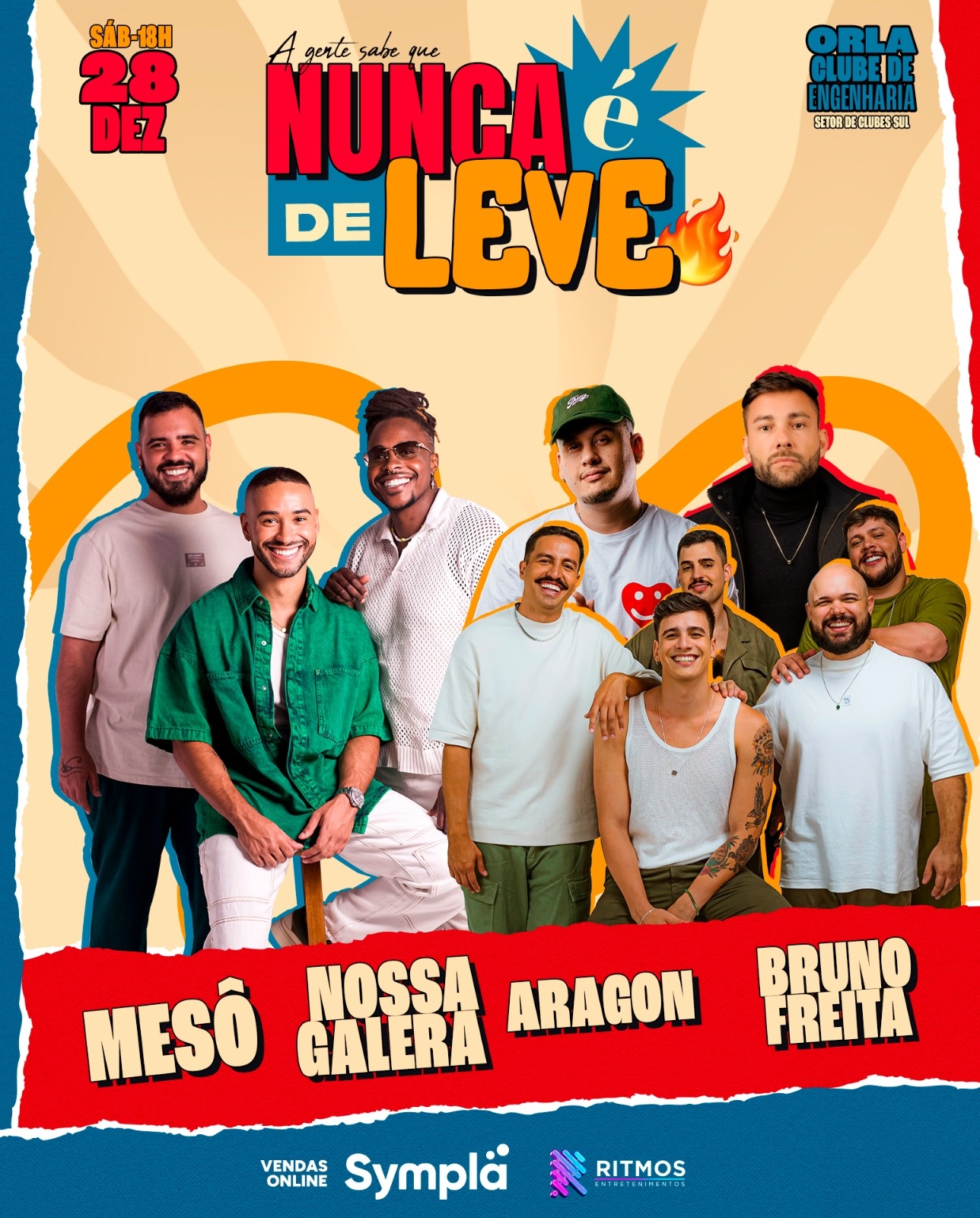 NUNCA É DE LEVVE em Brasília - Sympla