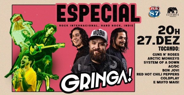 GRINGA BAND - Especial Rock Internacional, Hard Rock /indie em ...