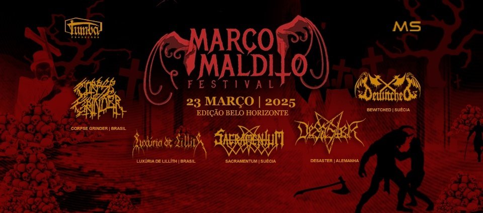MARÇO MALDITO FESTIVAL (Belo Horizonte 2025) em Belo Horizonte - Sympla