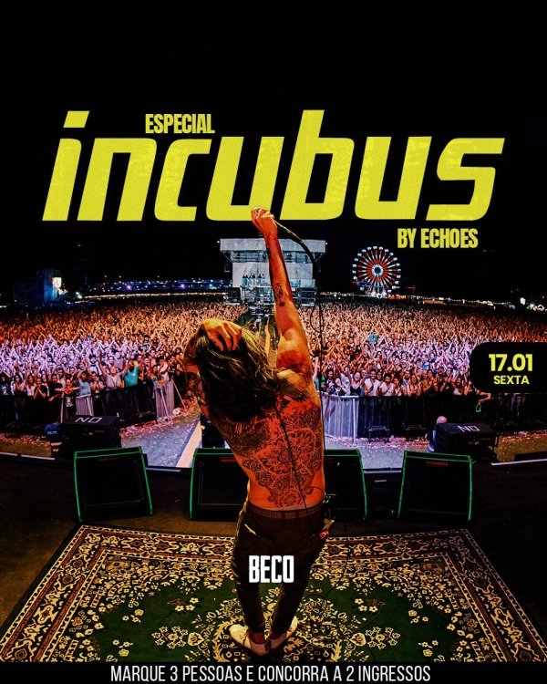1701 Sex Especial Incubus Em São José Sympla 3595