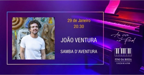 João Ventura no Fino da Bossa em São Paulo - Sympla