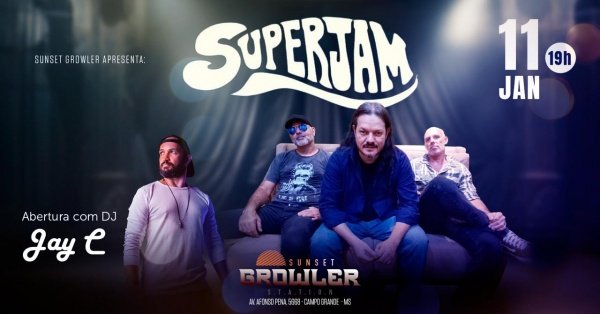SUPERJAM - CLÁSSICOS ROCK INTERNACIONAL em Campo Grande - Sympla