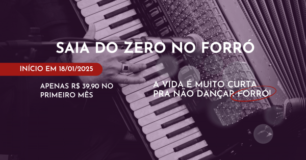 2025 - SAIA DO ZERO NO FORRÓ - QUINTAS - 19:30 em Natal - Sympla