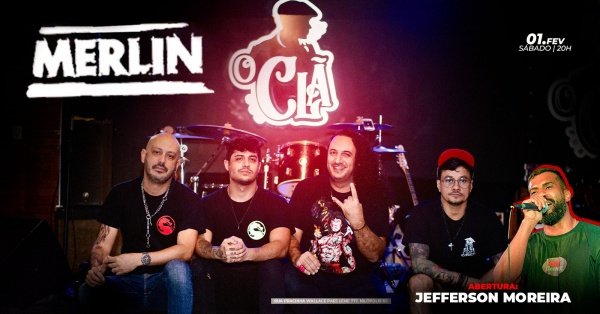 BANDA MERLIN \ ABERTURA JEFFERSON MOREIRA em Nilópolis - Sympla