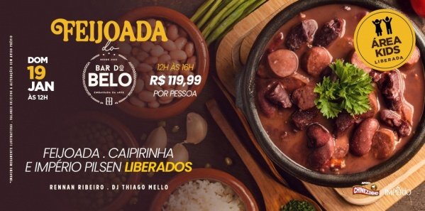 FEIJOADA BAR DO BELO APRESENTA: RENNAN RIBEIRO em Rio de Janeiro - Sympla