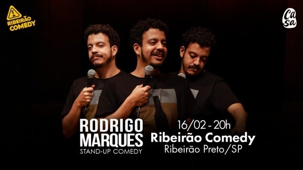 RODRIGO MARQUES no Ribeirão Comedy em Ribeirão Preto - Sympla