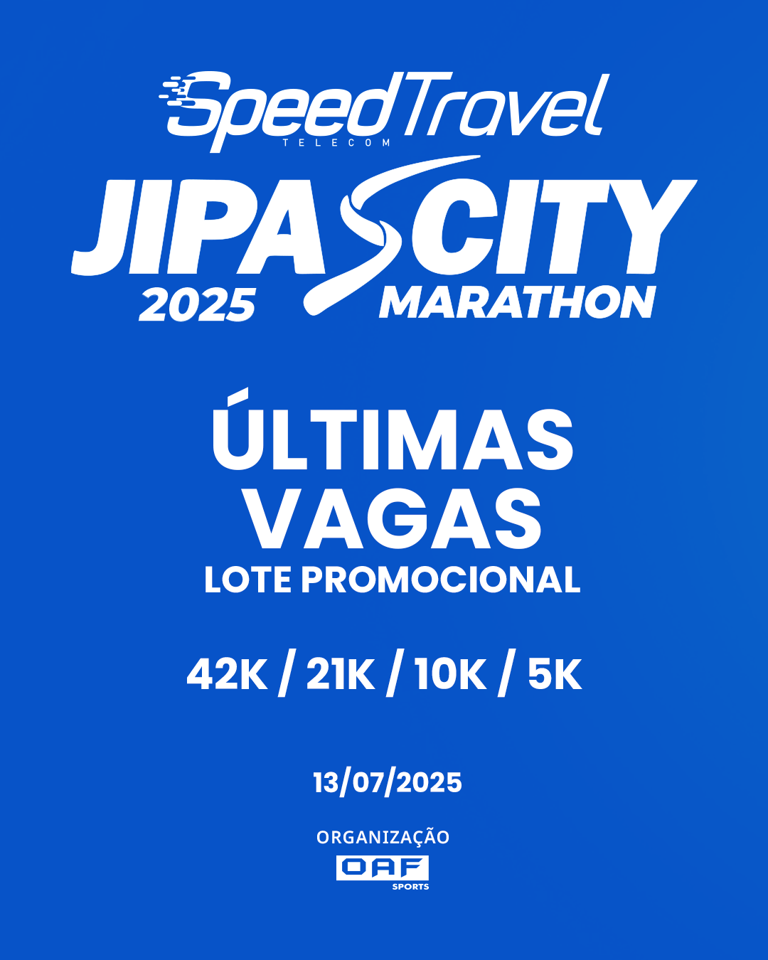 8ª JIPA CITY MARATHON 2025. 5K - 10K - 21K - 42K. em Ji-Paraná - Sympla
