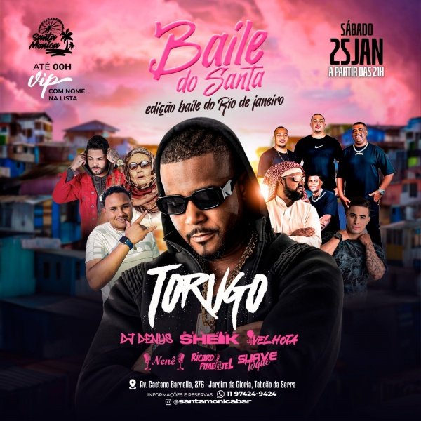 MC Torugo Baile do Santa em Taboão da Serra - Sympla
