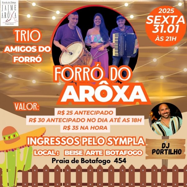 Forró do Arôxa em Rio de Janeiro - Sympla