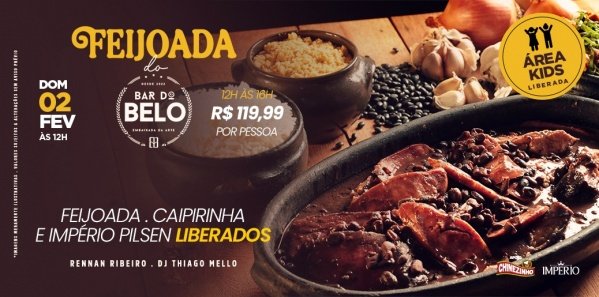 FEIJOADA BAR DO BELO APRESENTA: RENNAN RIBEIRO em Rio de Janeiro - Sympla