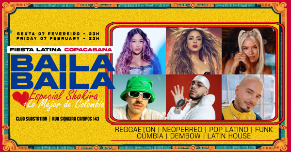Fiesta Latina Baila Baila | Reggaeton, Neoperreo, Brasilidades, Funk ...
