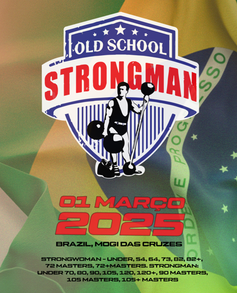 Inscrição Old School Strongman Brazil Championship 2025 - online - Sympla