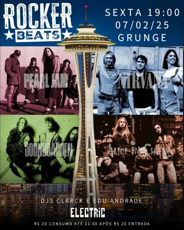 Rocker Beats | Especial Grunge Rock | Nirvana - Pearl Jam - Soundgarden - Alice in Chains em ...