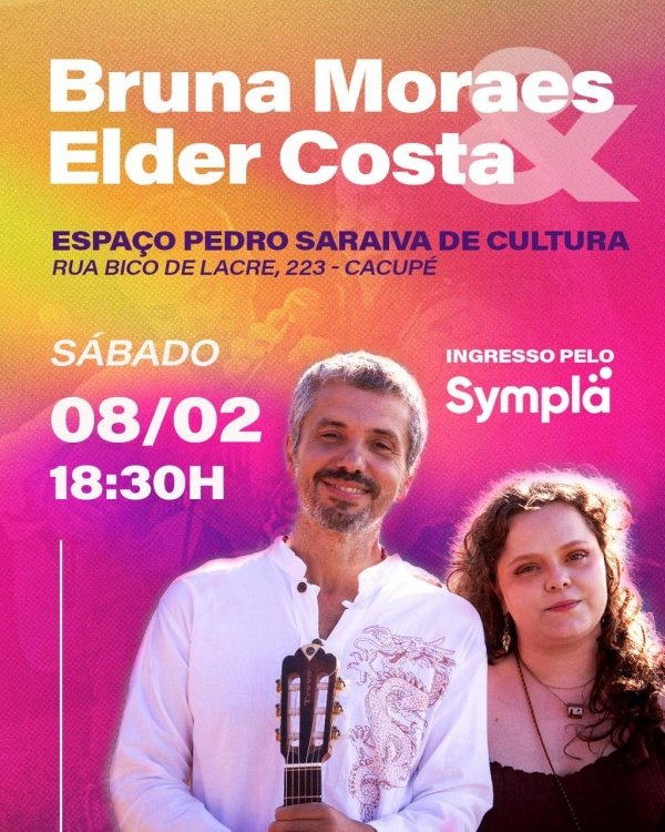Bruna Moraes e Elder Costa em Florianópolis - Sympla