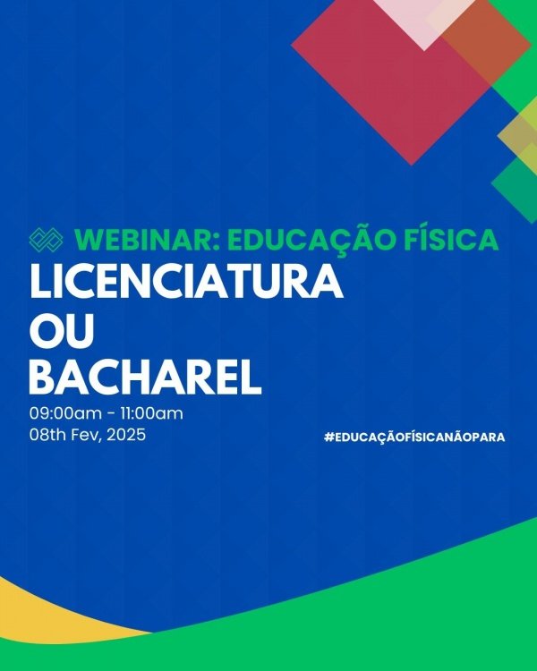 Webinar Educação Física Licenciatura Ou Bacharel Online Sympla