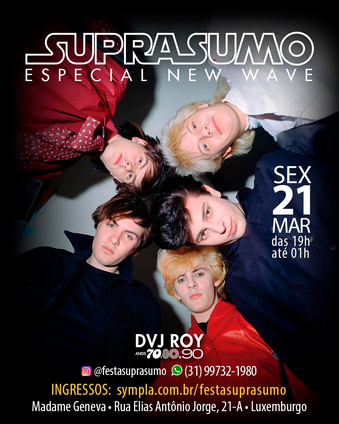 SUPRA SUMO no MADAME GENEVA ::: DVJ Roy (70s, 80s, 90s) em Belo ...