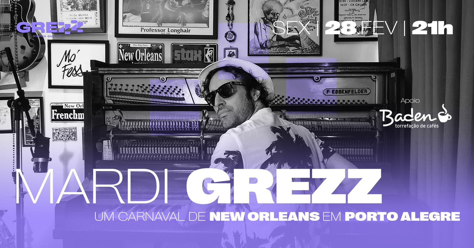 Mardi Grezz - Carnaval de New Orleans em Porto Alegre - Evento ON
