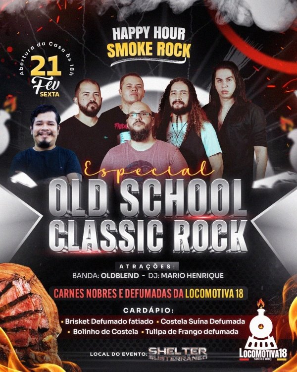 Happy Hour Smoke Rock em Porto Velho - Sympla