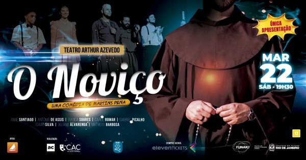 O Noviço em Rio de Janeiro - Sympla