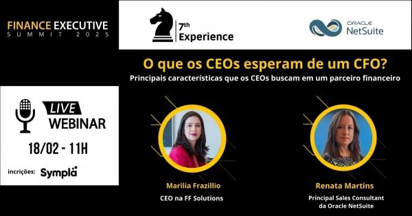 WEBINAR - O que os CEOs esperam de um CFO? - online - Sympla