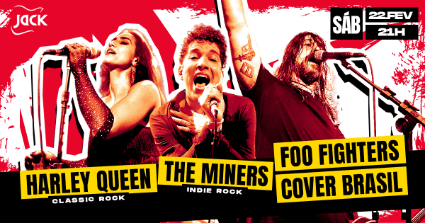 SÁBADO JACK! HARLEY QUEEN (CLASSIC ROCK) + THE MINERS (INDIE ROCK ...