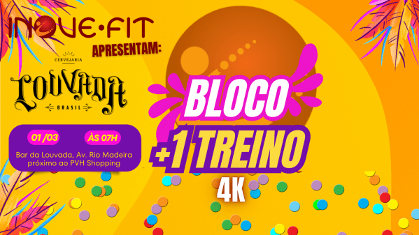 Bloco +1 Treino 2025 em Porto Velho - Sympla