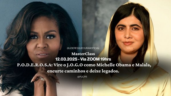 P.O.D.E.R.O.S.A: Vire o J.O.G.O como Michelle Obama e Malala, encurte ...