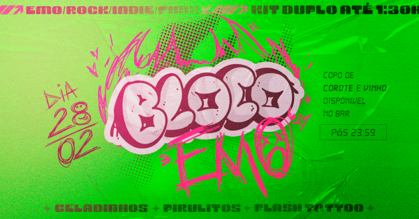 BLOCO EMO em Pelotas - Sympla