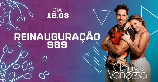 Reinauguração 989 Bar - Claus e Vanessa em Porto Alegre - Sympla
