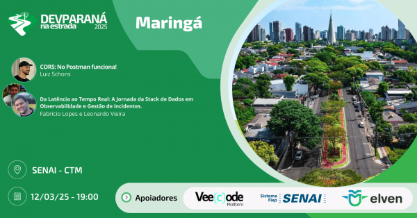 DevPR na Estrada: Maringá em Maringá - Sympla